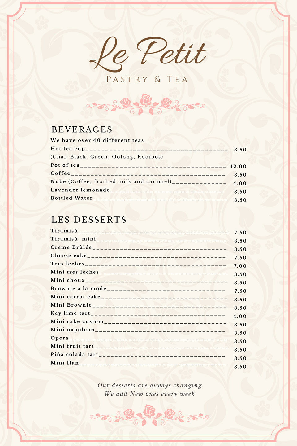 Home - Le Petit Tea Room